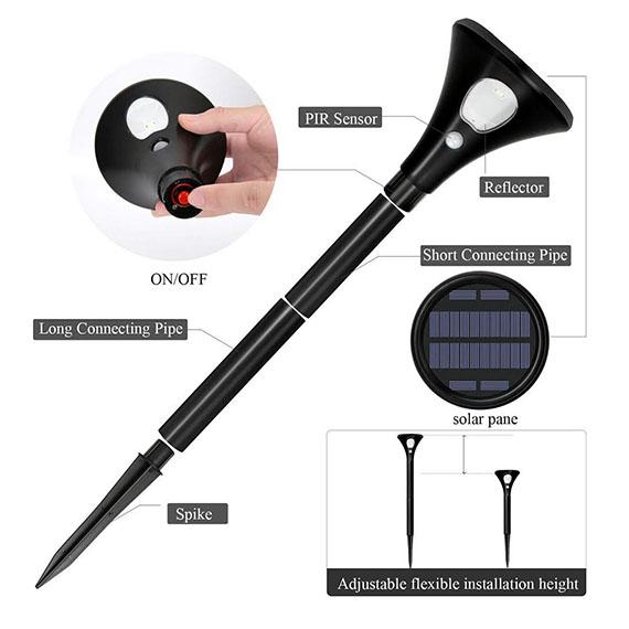 Modern Solar Pathway Light - 2 Pack – Infinity Solar Lights